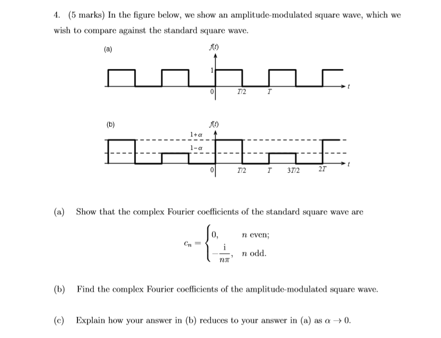 Solved 4. (5 marks) In the figure below, we show an | Chegg.com