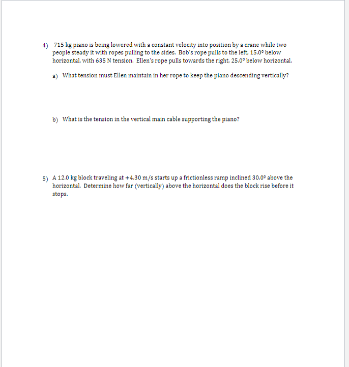 Solved Force Problems When you make force diagrams, it is | Chegg.com
