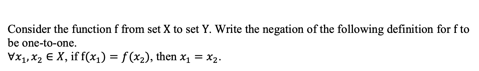 Solved Consider the function f from set X to set Y. Write | Chegg.com