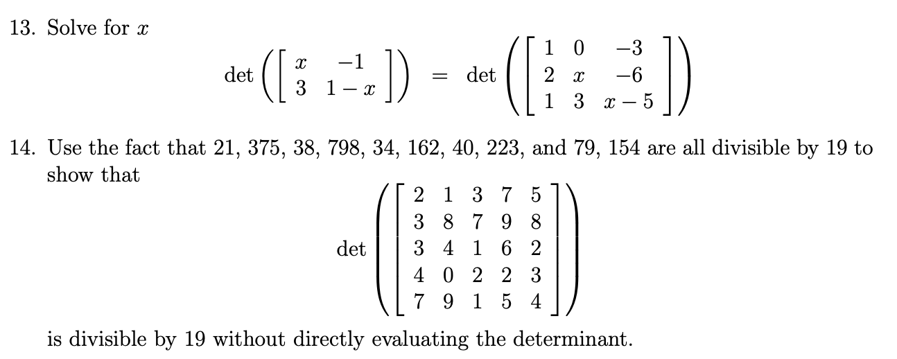 Solved 13. Solve for x | Chegg.com