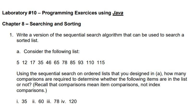 Solved Programming Exercices Using Java Chapter 8 