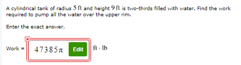 Solved A cylindrical tank of radius 5ft and height 9ft is | Chegg.com