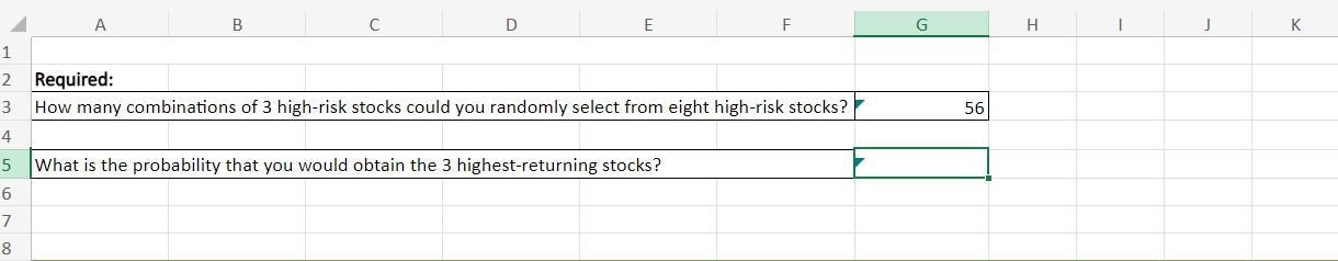 Solved I need the excel formula to answer the second | Chegg.com