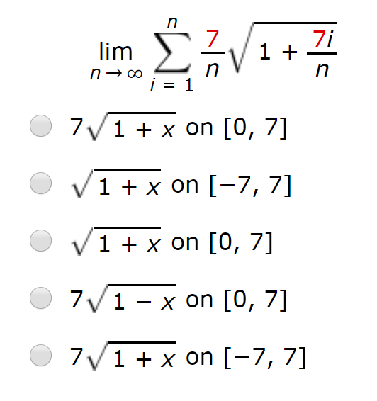 Solved Determine a region whose area is equal to the given | Chegg.com