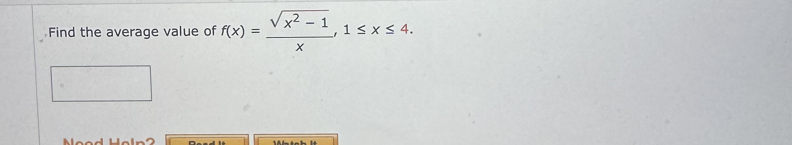 Solved Find the average value of f(x)=x2-12x,1≤x≤4 | Chegg.com