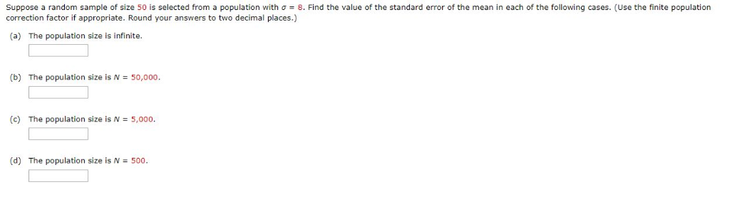Solved Suppose a random sample of size 50 is selected from a | Chegg.com