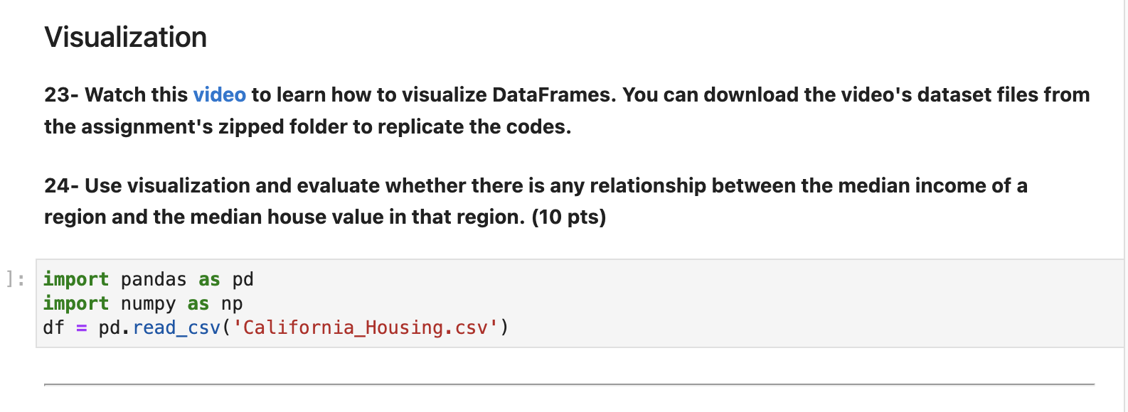 Visualization 23- Watch this video to learn how to | Chegg.com