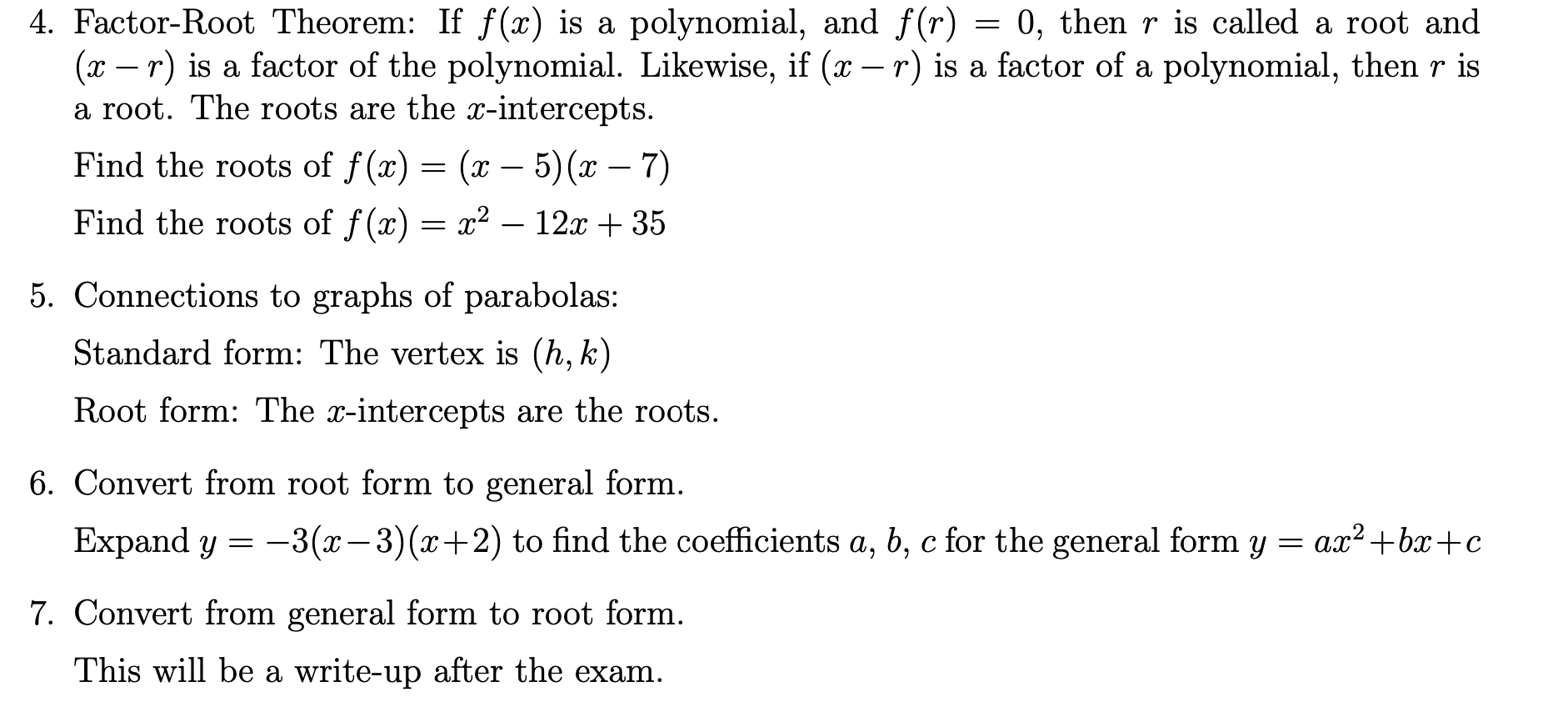 Solved 4. Factor-Root Theorem: If f(x) is a polynomial, and | Chegg.com