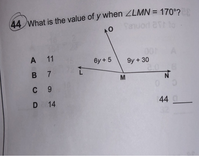 Solved LOMN = 50°, what is the measure of LMN Given Show | Chegg.com