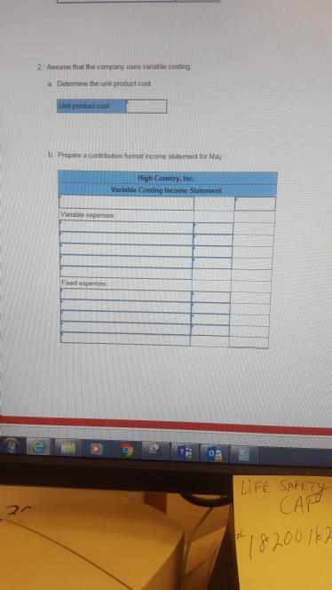 Solved ggested Ste" Web Slice Gallery High Country, Inc, | Chegg.com