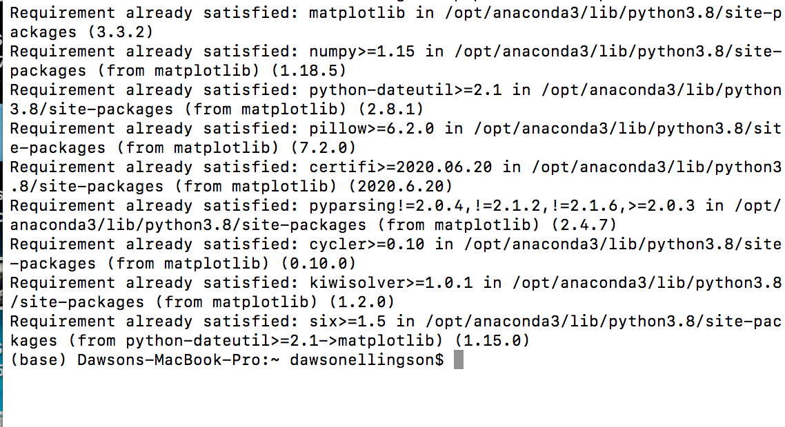 Solved I am trying to get pylab to work for me through | Chegg.com