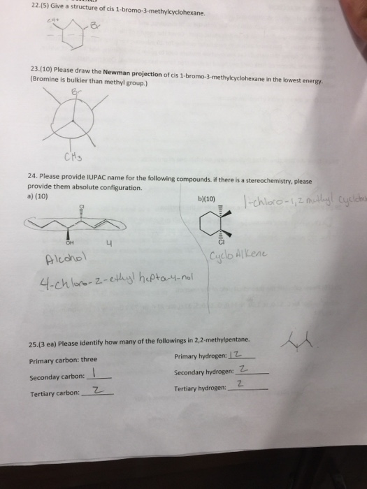 Solved Give a structure of cis 1-bromo-3-methylcyclohexane. | Chegg.com