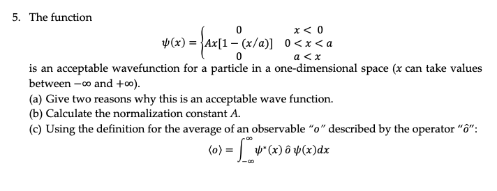 Solved 5. The function x