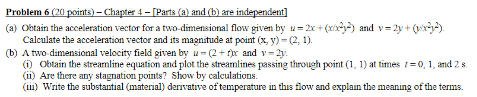 Solved Problem 6 (20 points) - Chapter 4 - [Parts (a) and | Chegg.com