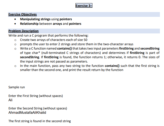 Solved Exercise 3 Exercise Objectives Manipulating Strings