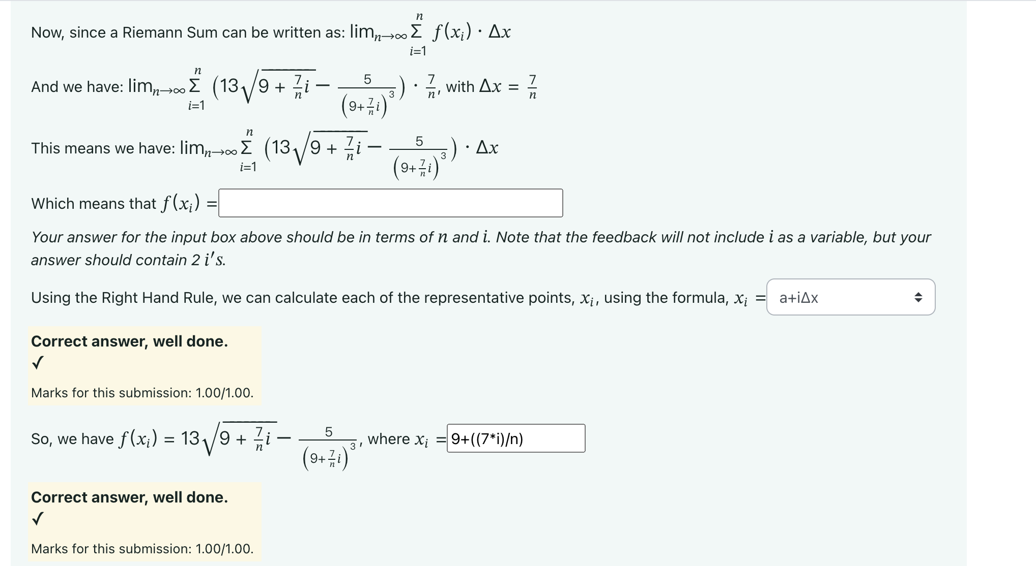 Solved Writing the Limit as a Definite Integral Write the | Chegg.com