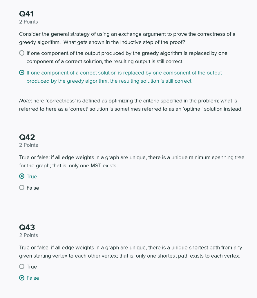 Solved Q41 2 Points Consider the general strategy of using | Chegg.com