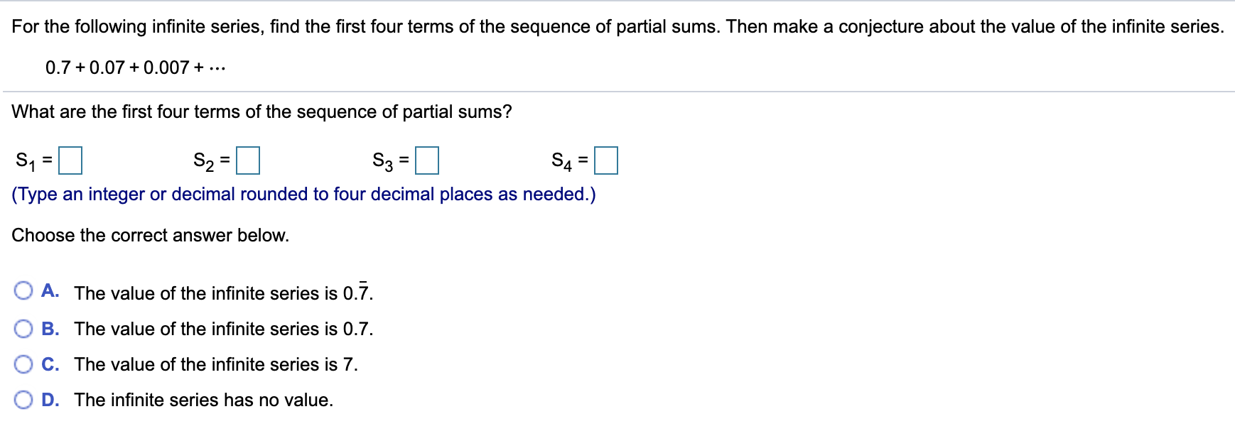 Solved Consider the formula for the following sequence. | Chegg.com