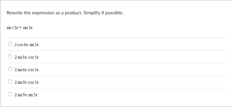 Solved Rewrite the expression as a product. Simplify if | Chegg.com