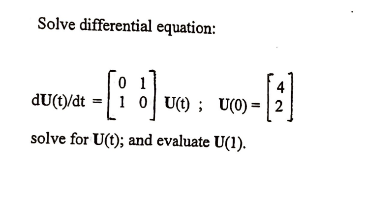 Solved Solve differential equation: | Chegg.com