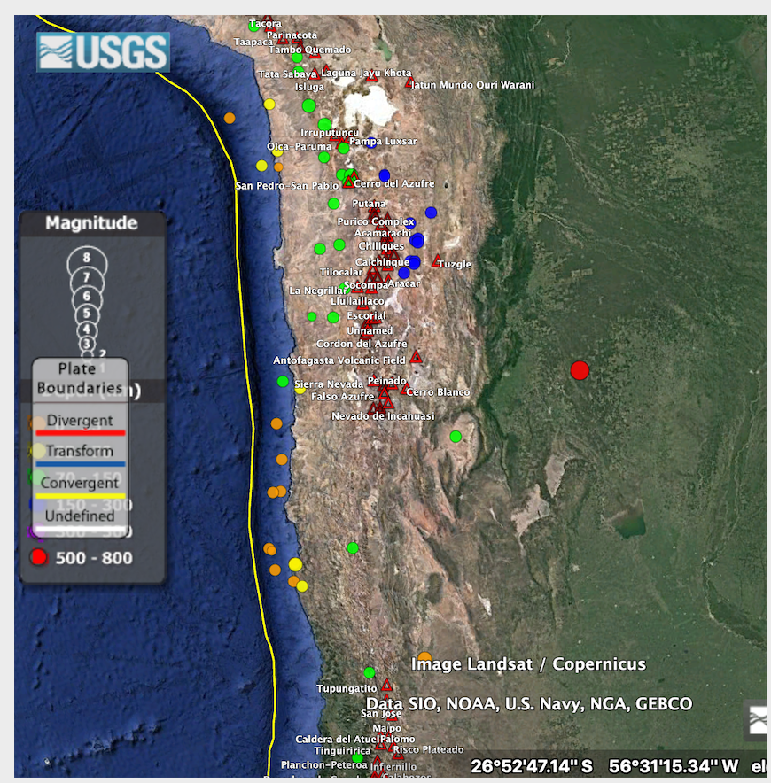 Solved Tacora EUSGS Taapasaarinacota Tambo Quemado Tata | Chegg.com