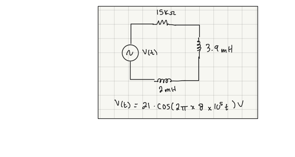 Solved Write the sinusoidal expression for the total current | Chegg.com