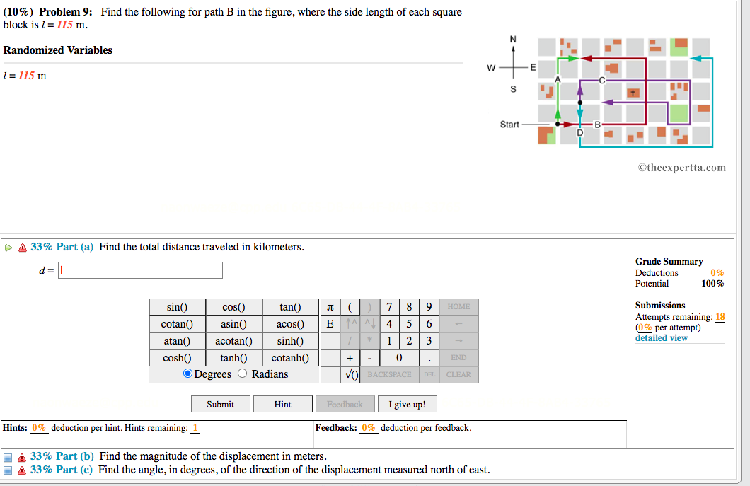 Solved (10\%) Problem 9: Find the following for path B in | Chegg.com