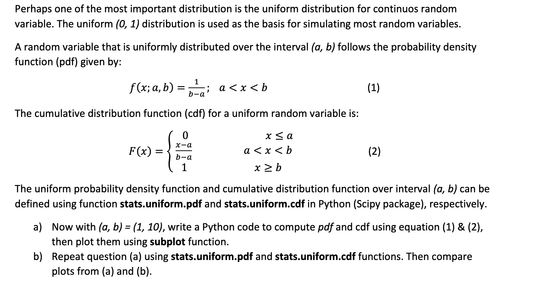 Perhaps One Of The Most Important Distribution Is The Chegg