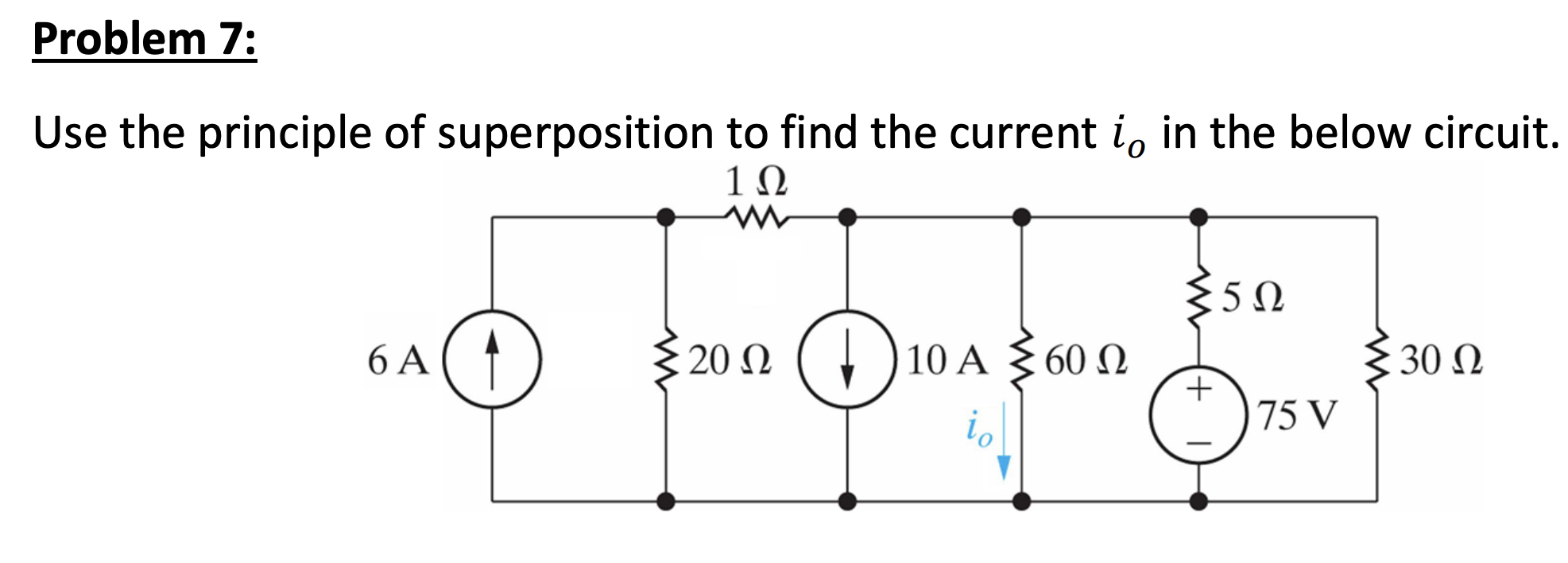 Solved Use the principle of superposition to find the | Chegg.com