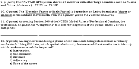 Solved 9. ( point The NAVSTAR GPS system shares 24 | Chegg.com