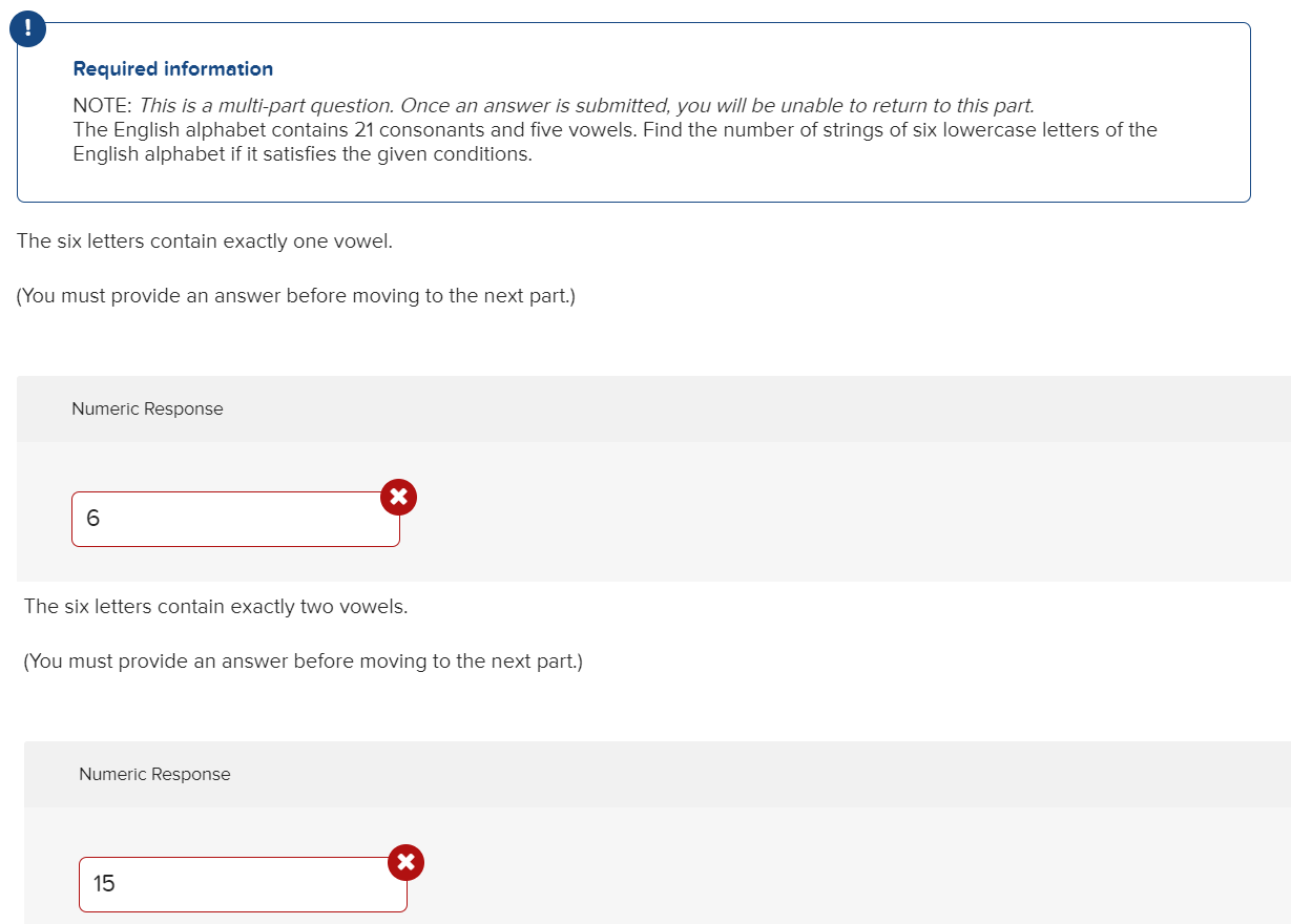 Solved Required information NOTE: This is a multi-part | Chegg.com