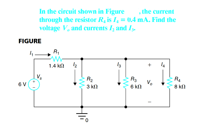 Solved In the circuit shown in Figure , the current through | Chegg.com
