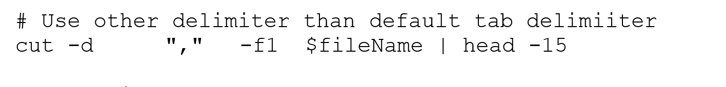 Solved \# Use other delimiter than default tab delimiiter | Chegg.com