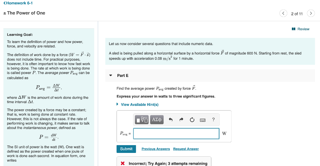 Solved Review Learning Goal: To learn the definition of | Chegg.com