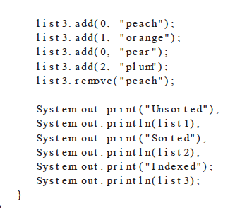 Solved 6.4 Anay-Based Implementations 18. Show the output of | Chegg.com