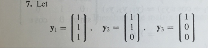 Solved 8. Let yı, y2, and y3 be defined as in Exercise 7, | Chegg.com