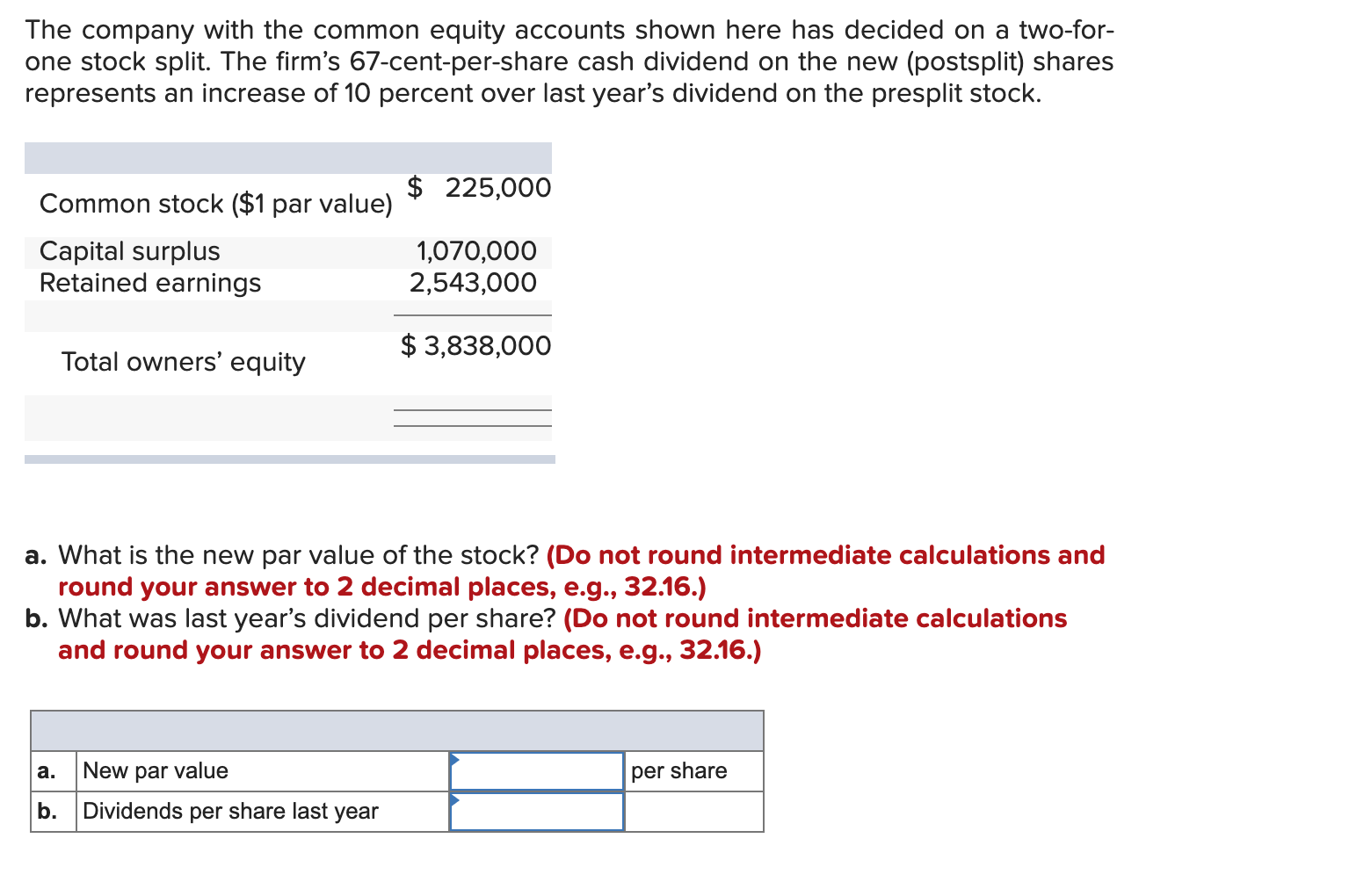 Solved The company with the common equity accounts shown | Chegg.com