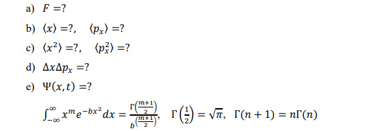 Solved URGENT! The time independent wave function of a | Chegg.com
