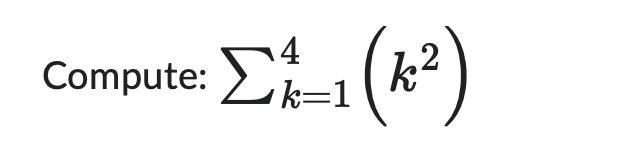 Solved ∑k=14(k2) | Chegg.com