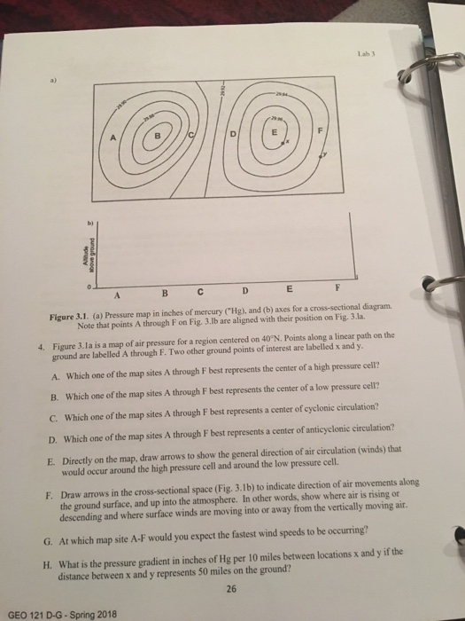 Solved Lab 3 LAB 3-The Atmosphere, Pressure, and Winds Key | Chegg.com