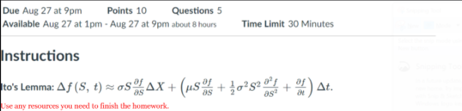 Solved College undergrad math of finance class. Need help | Chegg.com