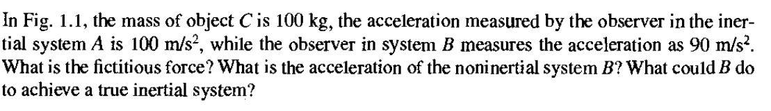 Solved In Fig. 1.1, the mass of object C is 100 kg, the | Chegg.com