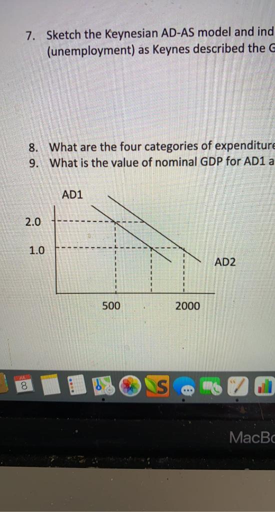 Solved 6. Sketch the classical AD-AS model and the PPF | Chegg.com