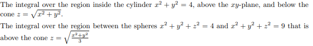 Solved The integral over the region inside the circle x² + | Chegg.com