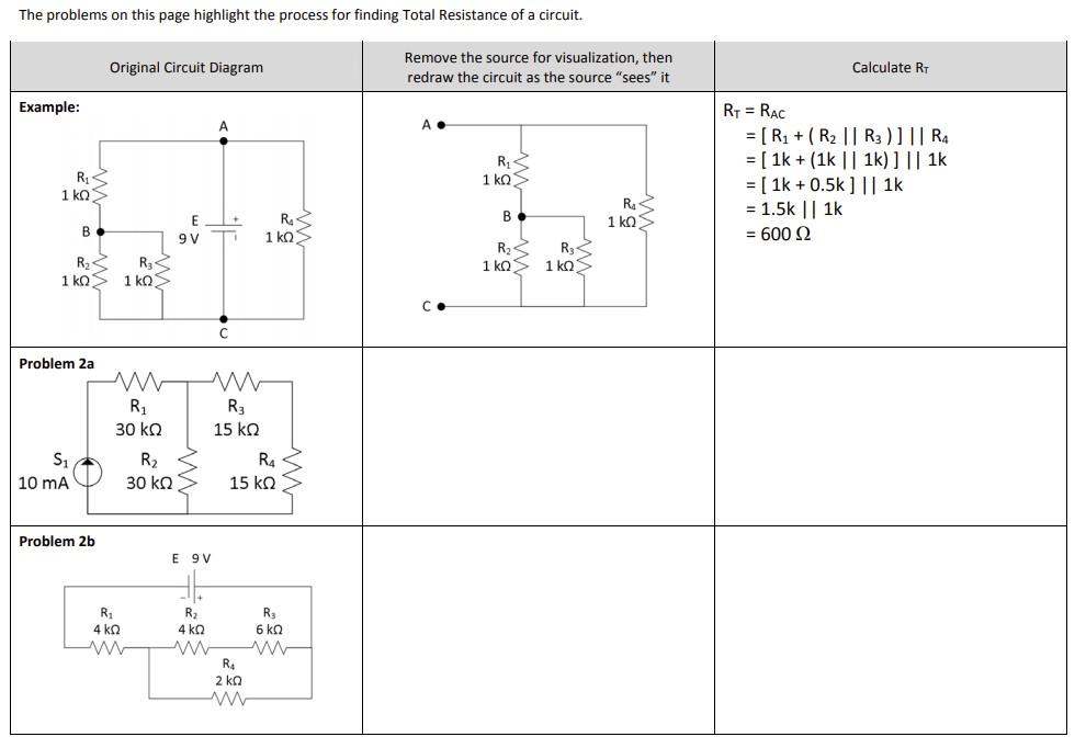 Solved please remove the source, then redraw the circuit as | Chegg.com