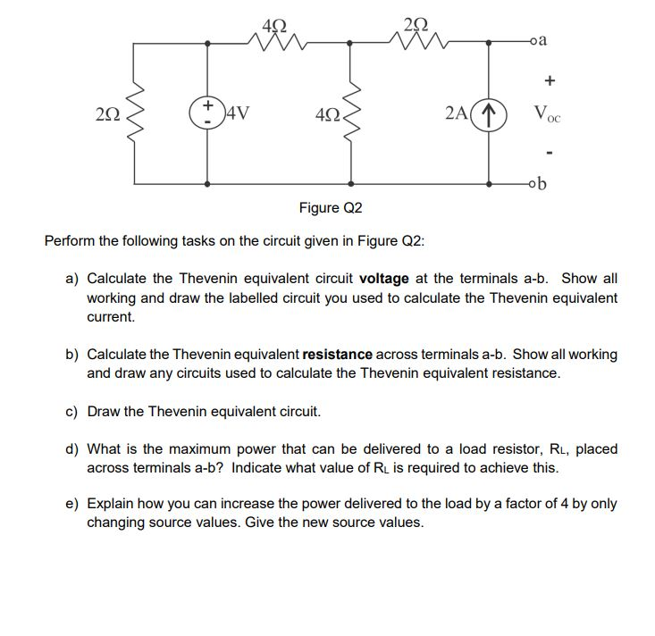 Solved Perform the following tasks on the circuit given in | Chegg.com