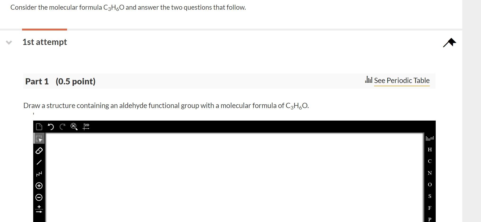 Solved Consider the molecular formula C3H6O and answer the | Chegg.com