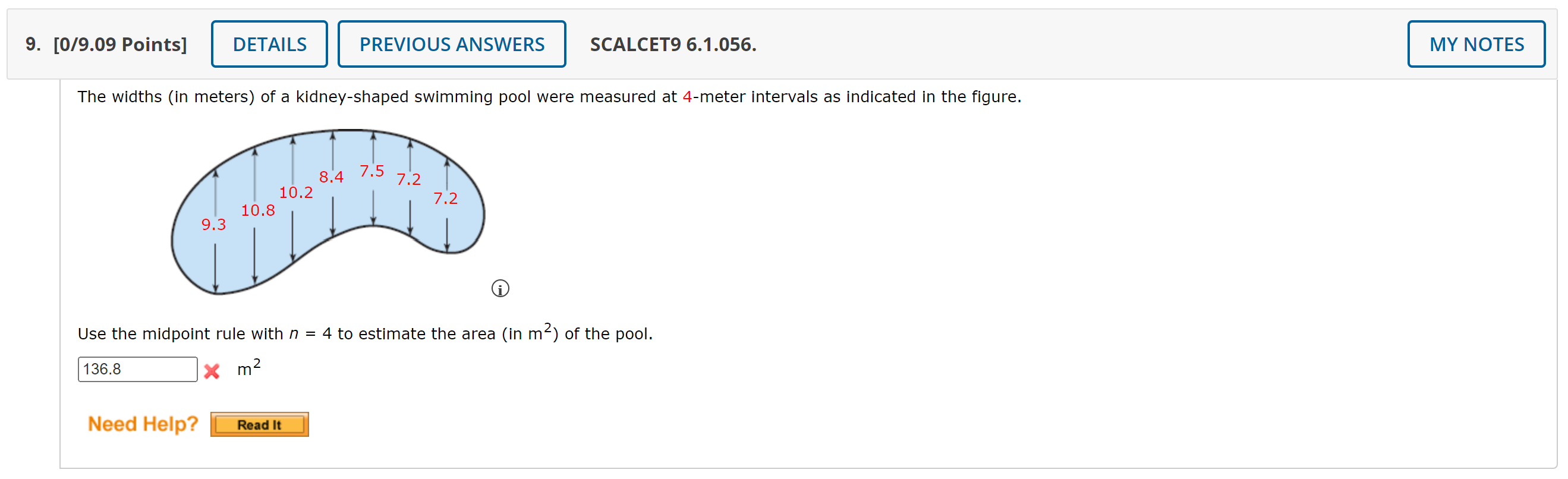 Solved 9. [0/9.09 Points] DETAILS PREVIOUS ANSWERS SCALCET9 | Chegg.com