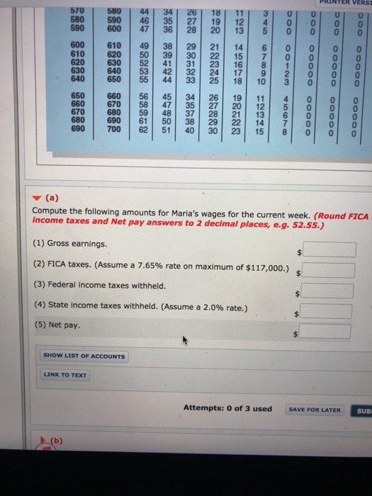 Solved PRINTER VERSION BACK NEXT Exercise 11-9 (Part Level | Chegg.com