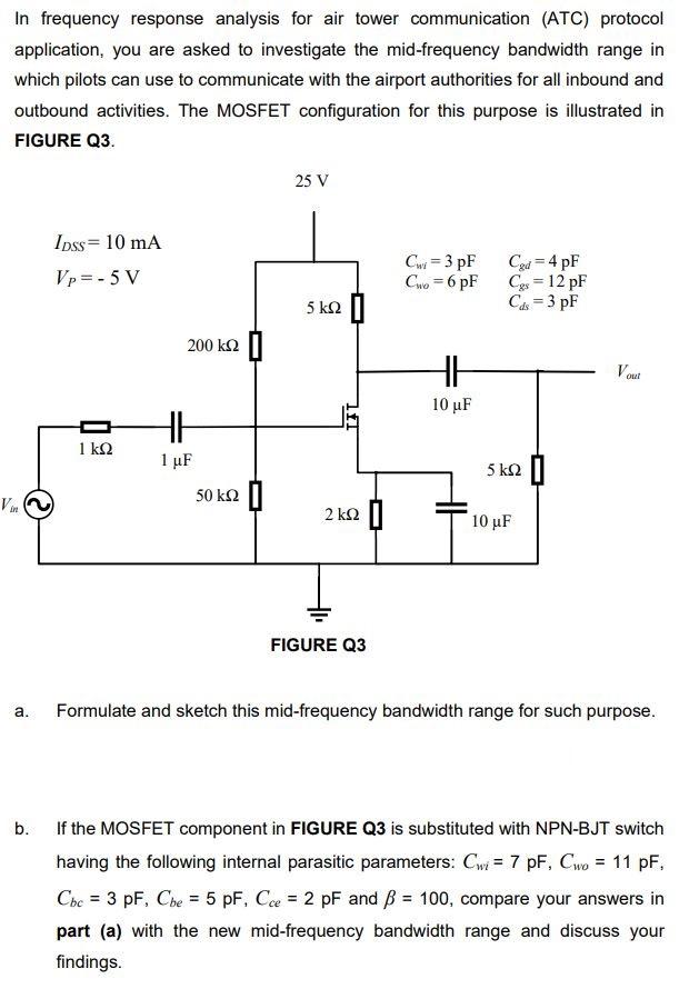 In frequency response analysis for air tower | Chegg.com